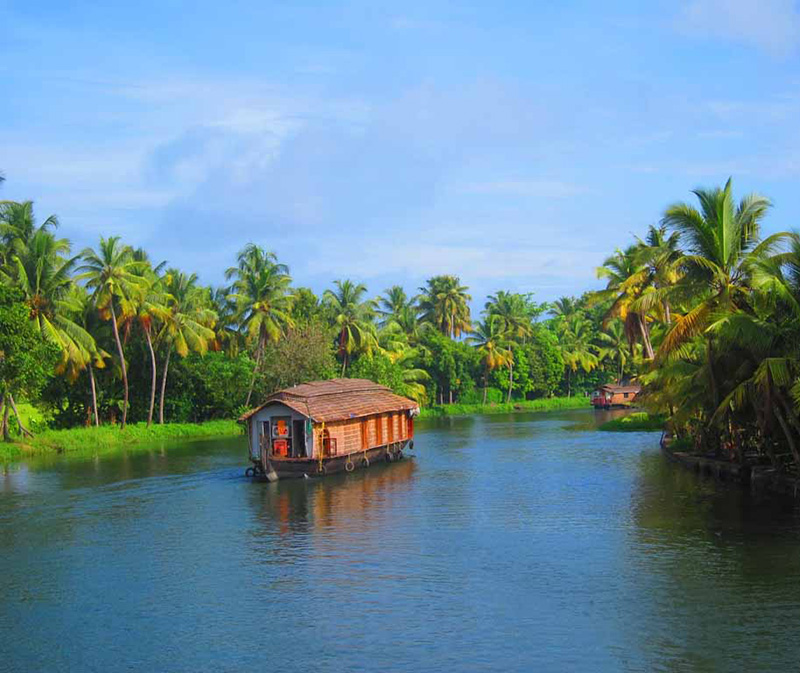 The backwaters of Alleppey